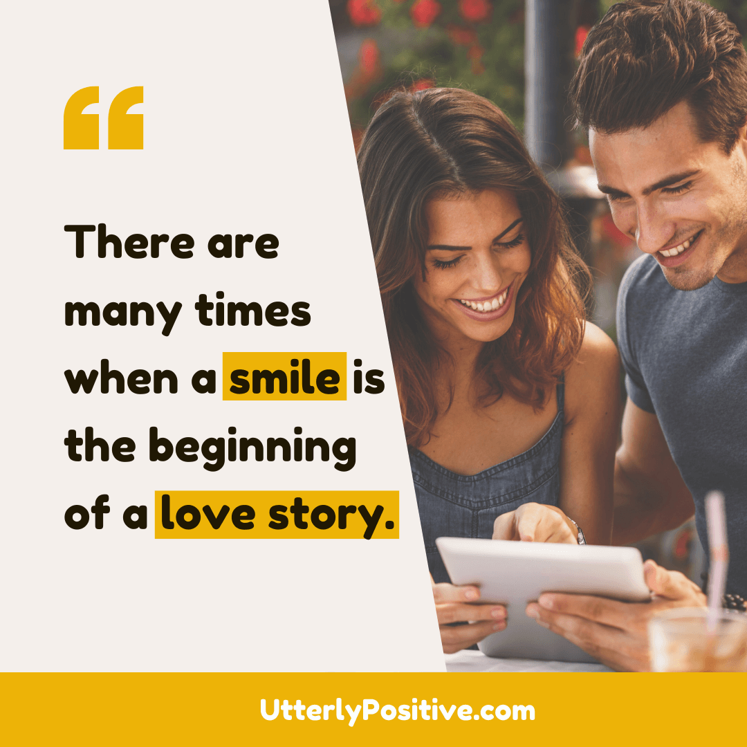 88 Quotes About Smiling When Being In Love