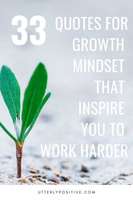 33 Quotes For Growth Mindset That Inspire You To Work Harder - Utterly ...