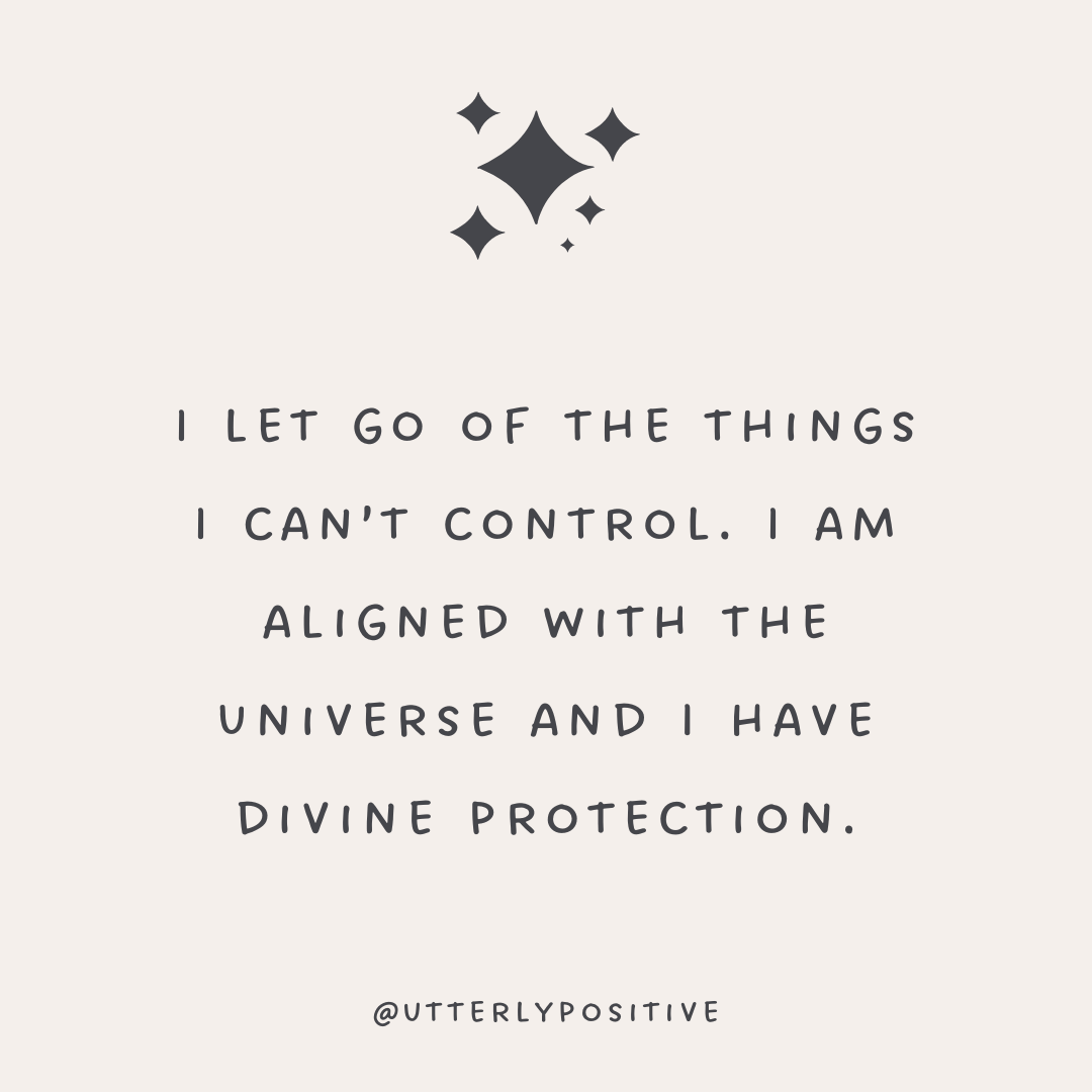 30 Positive Affirmations To Trust The Universe - Utterly Positive