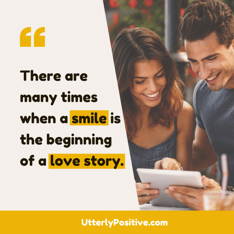 88 Quotes About Smiling When Being In Love
